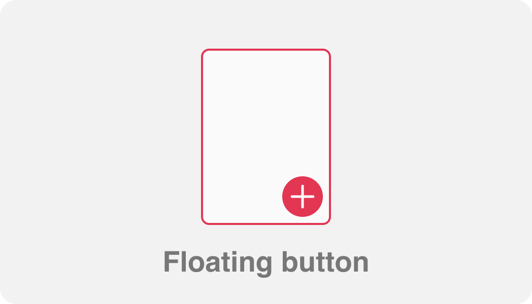 Floating button | P.UI（プイ）