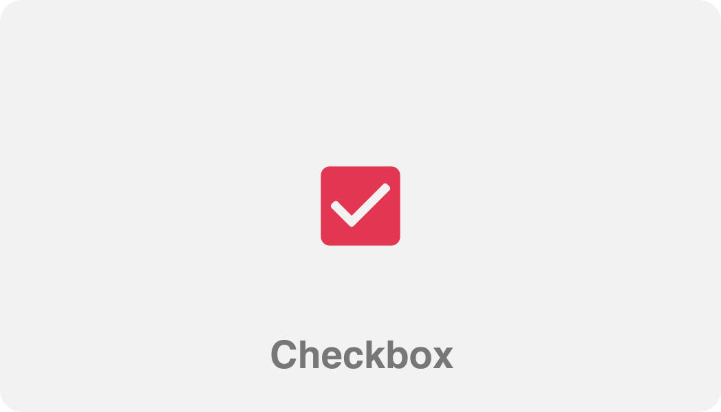 Checkbox | P.UI（プイ）
